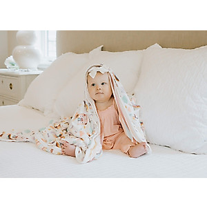 Copper Pearl Three-Layer Baby Blanket: Soft Baby Quilts for Boys and Girls | Breathable, Cozy, Toddler Blanket | Baby Quilt for Newborns | 46x46 Premium Polyester/Rayon | Enchanted