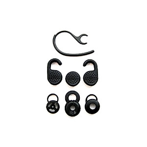 Fit Kit Compatible with Jabra Extreme 2 Headset Wireless Device b: Replacement Earloop Earhook Eartips Eargels