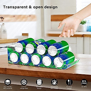 Acalu Refrigerator Organizer Bins Fridge can organizer for pantry Freezer and Storage,Canned Food Container Bin for Refrigerator Beverage