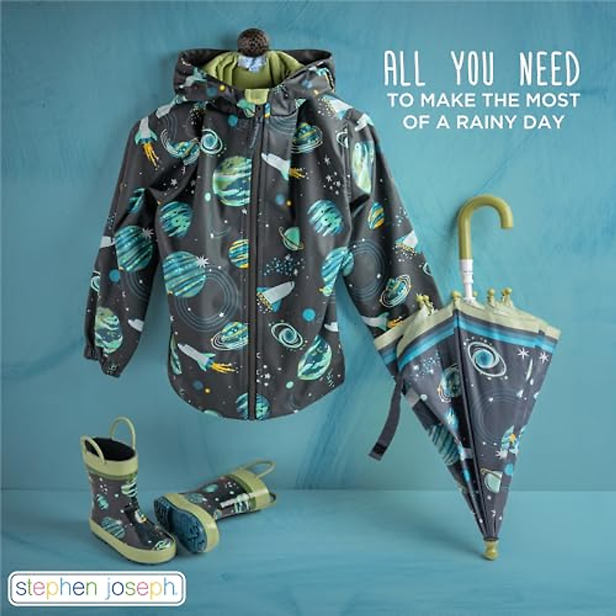 Stephen Joseph boys Stephen Joseph Raincoat, Transportation, 6-6X US