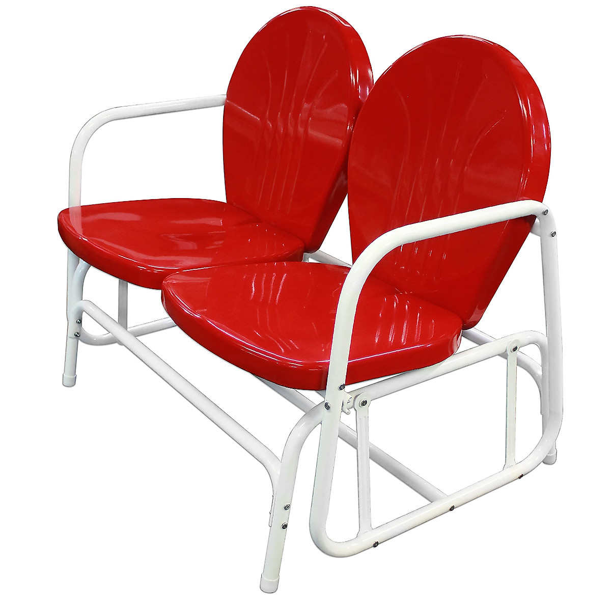Leigh Country TX 93512 RED/White Retro Double Glider