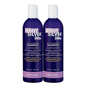 Shiny Silver Shampoo Ultra Conditioning 12 Ounce (354ml) (2 Pack)