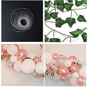 Rose Gold Balloon Arch kit Balloon Garland Confetti Latex Balloons Arch for Bridal Shower Valentine's Day Baby Shower Wedding Birthday holiday Party Decorations Supplies for Girls and Women