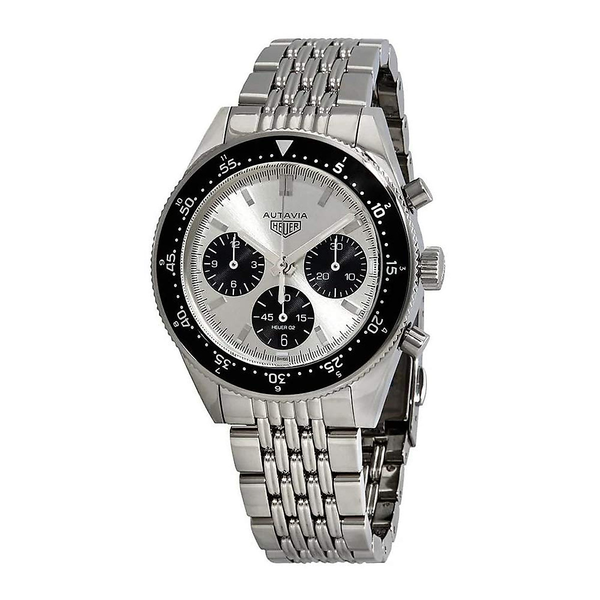 Tag Heuer Heritage Autavia Chronograph Automatic Silver Dial Men's Watch CBE2111.BA0687