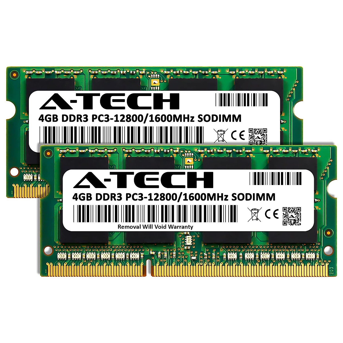 A-Tech 8GB Kit (2x4GB) RAM for Apple MacBook Pro (Mid 2012), iMac (Late 2012, Early/Late 2013, Late 2014, Mid 2015), Mac Mini (Late 2012) | DDR3 1600MHz PC3-12800 SODIMM 204-Pin Memory Upgrade