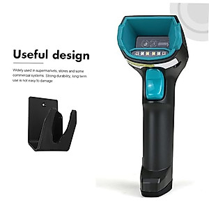 SEWACC 1 Set Scanner Bracket Barcode Scanner Barcode Reader Rack Bracket for Ring Scanners Stand Holder Scan Holder Handheld Scanner Holder Wall Mount Scanner Accessories Black Plastic