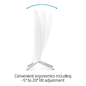 HP 24-Inch All-in-One Computer, AMD Ryzen 3 3200U Processor, 8 GB RAM, 1 TB Hard Drive, Windows 10 Home (24-f1030, White)