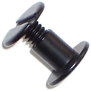 Hard-to-Find Fastener 014973120849 Screw Posts with Screws, 1/4, Piece-10