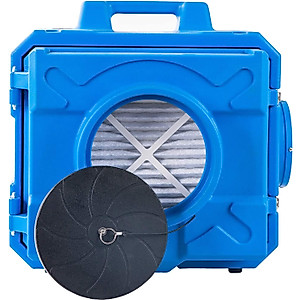 HEPA 500 Air Scrubber Negative Air Machine Water Damage Restoration Equipment Airbourne Cleaner & Air Purifier, Stackable Industrial & Commercial Grade