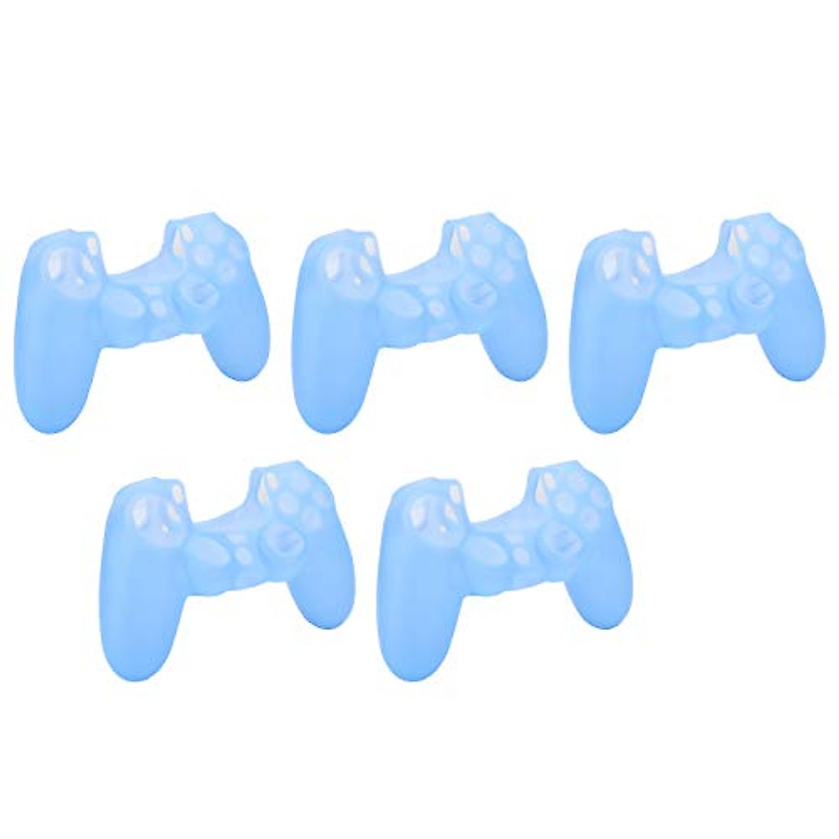 Protective Case Cover Soft Texture Non‑Slip for PS4 Game Machine(Blue)