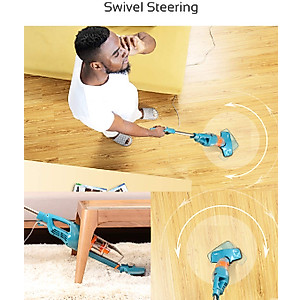 Deerma 2 in 1 Vacuum Cleaner, Handheld Lightweight Vacuum Cleaner with 13kpa Strong Suction Corded Upright Stick Vacuum for Hard Floor Car Pet Hair