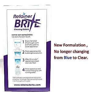 Retainer Brite Retainer brite tablets, 288 tablets (9 month supply) , 288 Count