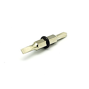 Screwdriver Pen Pocket Multi-Tool By EdgeWorks – Multi-Functional & Sturdy Aluminum DIY Tool, With Screwdriver, Stylus, Bubble Level, Ruler & Phillips Flathead Bit, Unique Gift Idea - Yellow