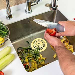 uxcell Hair Catcher, 3.94inch Silicone Hair Stopper Shower Drain Covers Drain Protector for Bathroom Kitchen Balcony, Blue 2Pcs