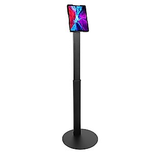 Mount-It! Anti-Theft Universal Tablet Kiosk Stand, Fits iPad Pro, Galaxy Tab, Surface Pro 9.7-13 Inch Tablets | Adjustable Floor Stand with Secure Locking for Retail, Trade Shows, POS, and Public Use