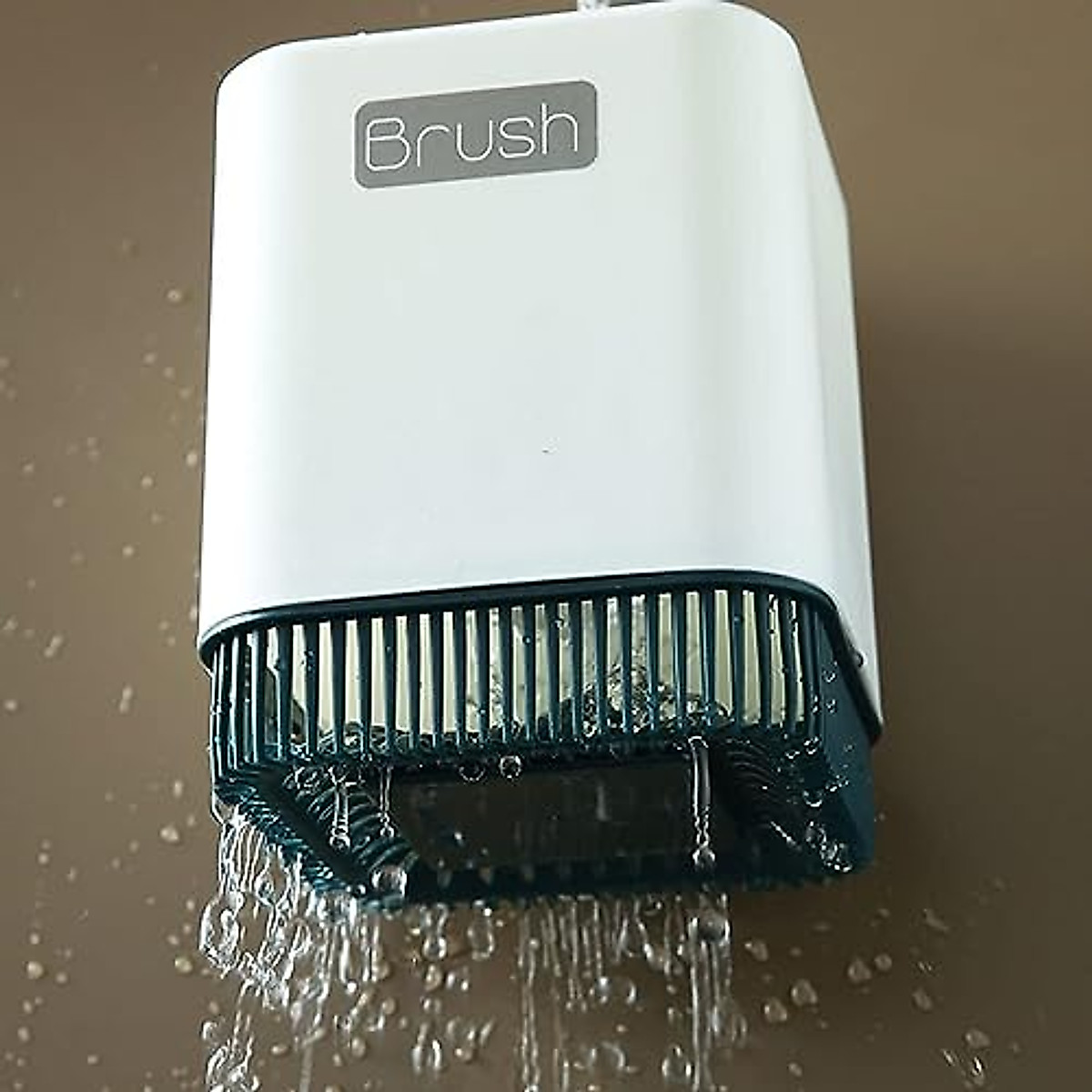 SAAKO Plastic Toilet Brush Wall Mounted Toilet Bowl Brush and Holder Set Home Modern Toilet Cleaner Brush for Bathroom Cleaning