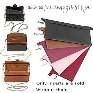 Lckaey purse insert Bag accessories kit- for Wallet Sarah bag, handbag inner bag organizer, 3015- brown