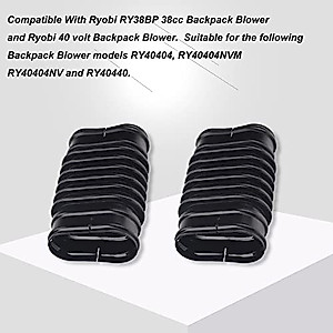 580473001 Replacement Bellows Flex Tube Compatible with Ryobi 38cc Backpack Blower RY40404 40V Blower RY40404NV, RY40404NVM, RY40440 Also for 308054129, 310816015, 309266005 (2 PACK)