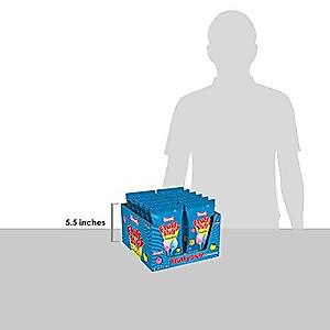 Fluffy Stuff Cotton Candy – Pink and Blue Fresh Spun Floss Sugar Retro Candy – Carnival Cotton Candy in Stay Fresh Packs for Gifts, Party Favors – Pack of 12 - 1 oz Bags