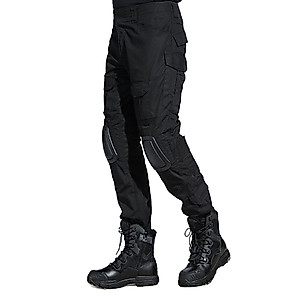SINAIRSOFT Tactical Pants with Knee Pads, Army Airsoft Combat BDU Pants