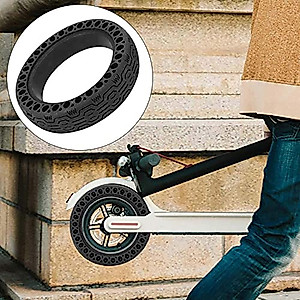 YBang Solid Tire 60/70-6.5 for Ninebot Segway Max G30 Electric Scooter 10 inch Spare Honeycomb Tire Explosion Proof (2 pcs)