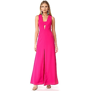 Jill Jill Stuart Women's Cut Out Front Gown, Rose Blossom, 8