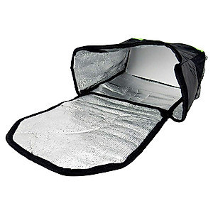 Sweda Large Insulated Lunch Bag - Cooler Tote Bag - Beverage Tote, Great for Lunches, Picnics, Travel, Camping, Fishing, Canned Drinks, Transporting Cold Grocery Items.