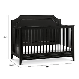 DaVinci Chloe Regency 4-in-1 Convertible Crib in Ebony, Greenguard Gold Certified