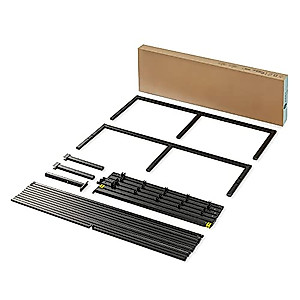 Best Price -Mattress 18 Inch Metal Platform Bed, Heavy Duty Steel Slats, No Box Spring Needed, Easy Assembly, Black, Twin