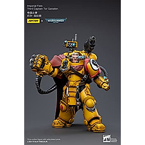BLOOMAGE JOYTOY (BEIJING) TECH Warhammer 40k: Imperial Fists Third Captain Tor Garadon 1:18 Scale Figure