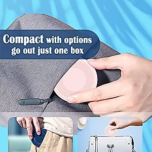 Multi USB Charging Adapter Cable Kit, USB C to Lighting Adapter Box, Conversion Set USB A & Type C to Male Micro/Type C/Lightning, Data Transfer, Card Storage, Tray Eject Pin, Phone Holder (Pink)