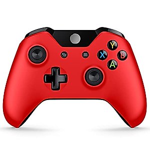 Xbox Controller Wireless, Xbox One Controller, Compatible with Xbox One, Xbox Series X/S, Xbox One X/S and PC, Red+Black
