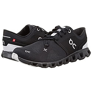 On Men's Cloud X 3 Sneakers, Black, 9.5 Medium US