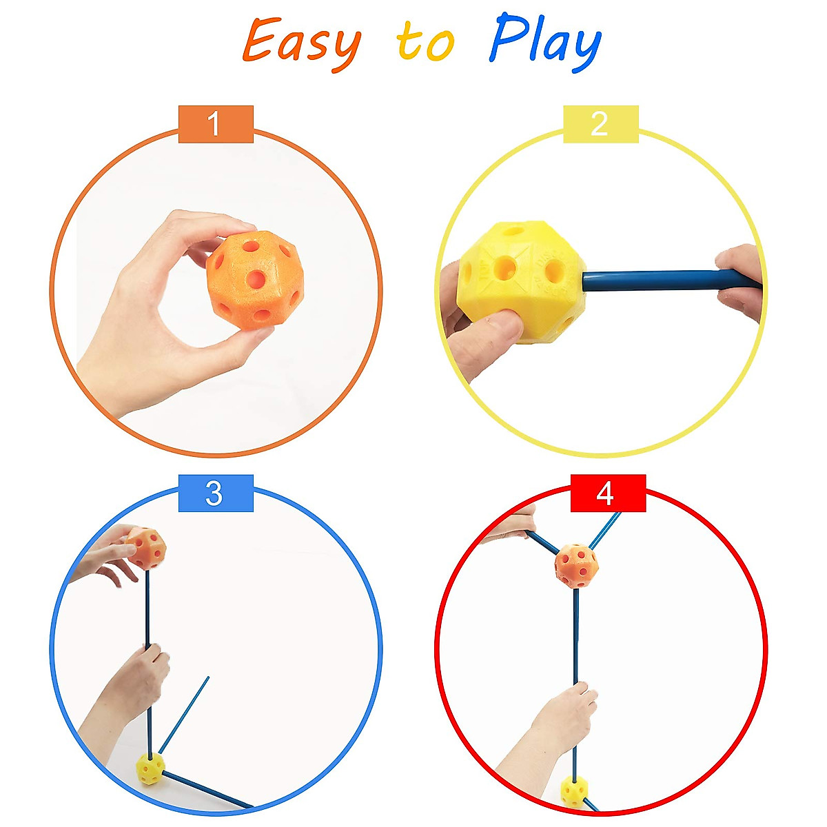 ERONE Fort Building Kit for Kids,158pcs Forts Construction Builder Gift Toys for Boys and Girls Fort Building Set Play Tent Rocket Castle Indoor Outdoor