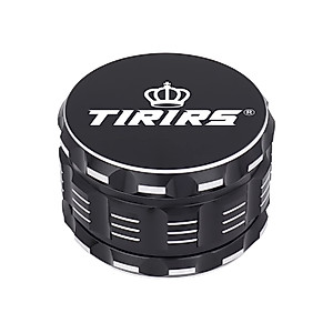 TIRIRS Large Grinder for Spice (3", Black)