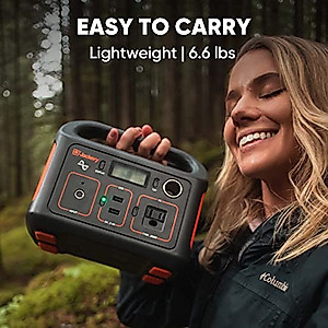 Jackery Portable Power Station Explorer 240, 240Wh Backup Lithium Battery, 110V/200W Pure Sine Wave AC Outlet, Solar Generator (Solar Panel Not Included) for Outdoors Camping Travel Hunting Emergency
