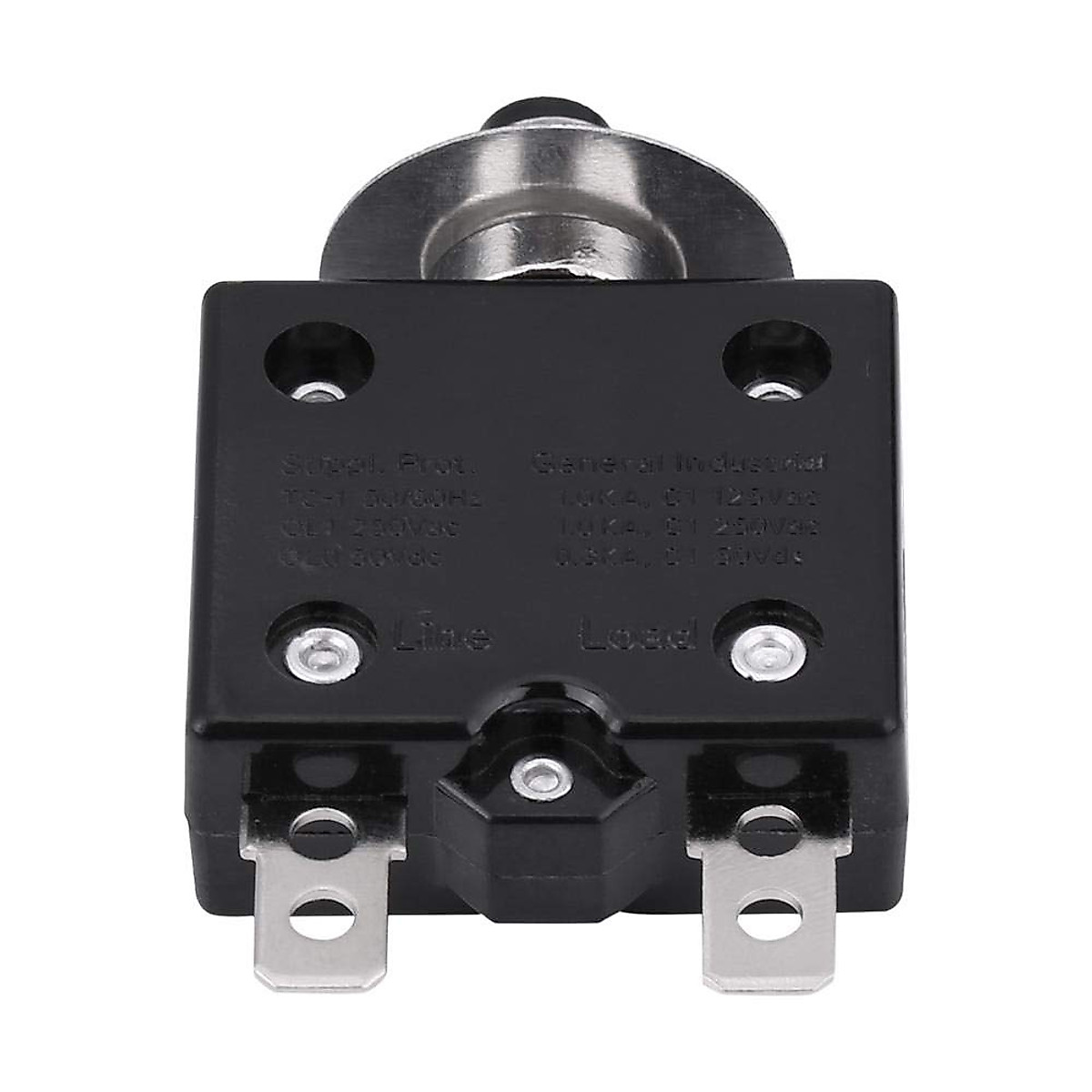 Aramox 5 A / 8 A / 10 A / 15 A / 18 A / 20 A / 30 A Thermal Switch Reset, Current Overload Device Circuit Breaker Manual Reset Circuit Breaker Overcurrent Protector(20A)