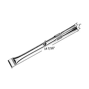 Rejekar Grill Replacement Parts for Charbroil 463436215, 463436214, 463436213, 467300115, 463234413, Thermos 466360113, G432-Y700-W1, G432-0096-W1, Grill Burner & Heat Plate Shield & Crossover Tube