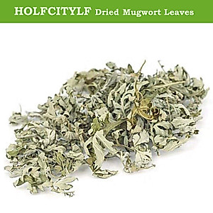 Dried Mugwort Leaves, 4oz(114g), Natural Artemisia Vulgaris Herb Loose Leaves