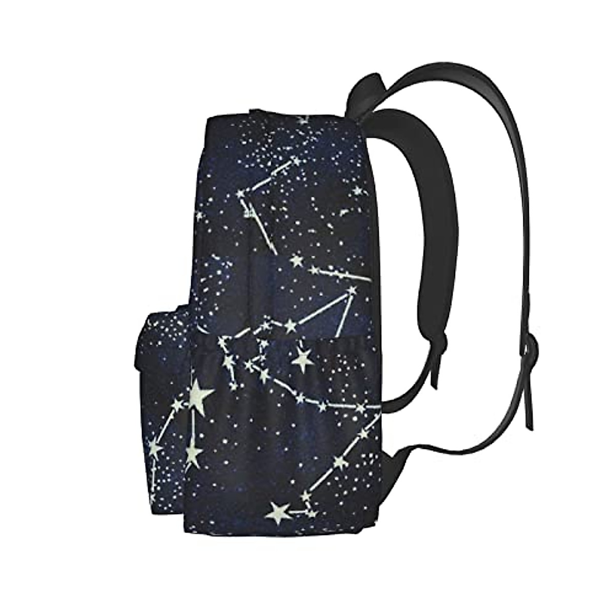Glow in the dark constellations Adult Leisure Backpack Student Backpack Laptop Backpack For women men School Shoulder Bag Bookbag for Travel Daypack halloween decor