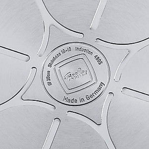 Fissler Original Profi Stainless Steel Fry Pan, 10", Silver