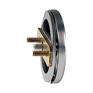 Westbrass Mushroom Tip-Toe Tub Trim Set with Floating Faceplate, Stainless Steel, D398RK-20