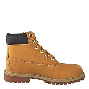 Timberland Kids' 6" Premium Waterproof-K, Wheat Nubuck, 2 M US Little Kid