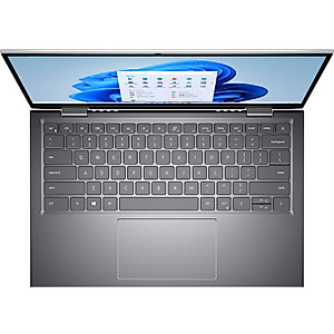 Dell Inspiron 5410 Home & Business 2-in-1 Laptop (Intel i5-1155G7 4-Core, 32GB RAM, 512GB PCIe SSD, Intel Iris Xe, 14.0" 60Hz Touch Full HD (1920x1080), Fingerprint, WiFi, Win 11 Pro) (Renewed)