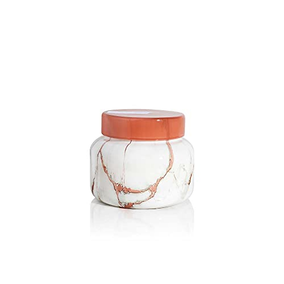 Capri Blue Havana Vanilla Candle - Modern Marble Signature Jar - Glass Candle Holder with Glass Lid - Luxury Aromatherapy Candle - 19 Oz