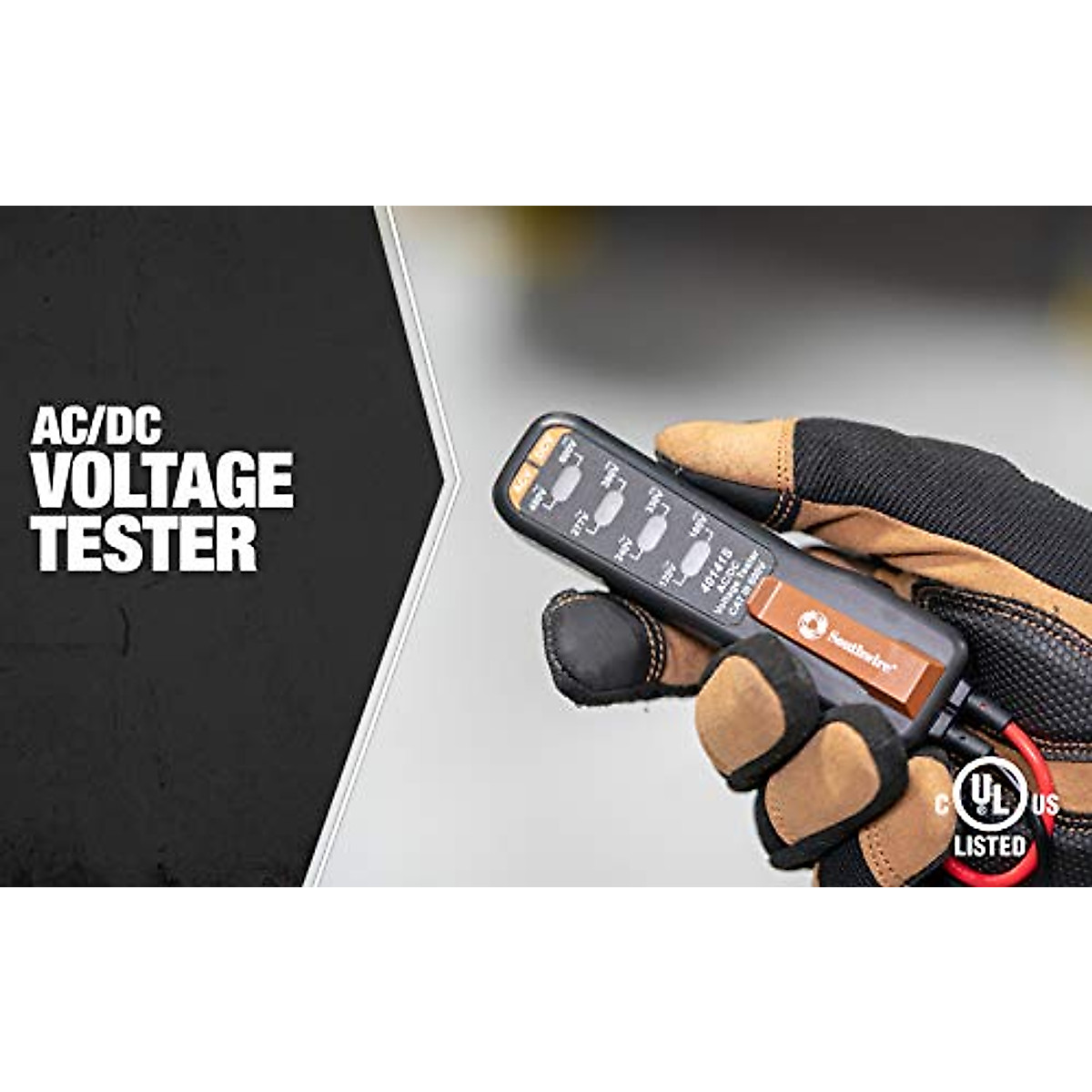 Southwire 40141S Voltage Tester, Black/Brown