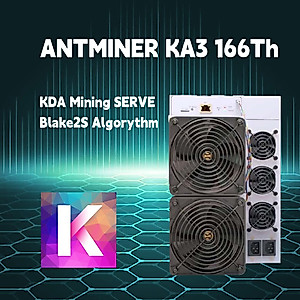Antminer KA3 166Th/s Kadena Asic Miner, KDA 3154W Mining Machine with PSU