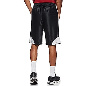 Under Armour Men's Perimeter Basketball Shorts , Black (001)/Halo Gray , Large