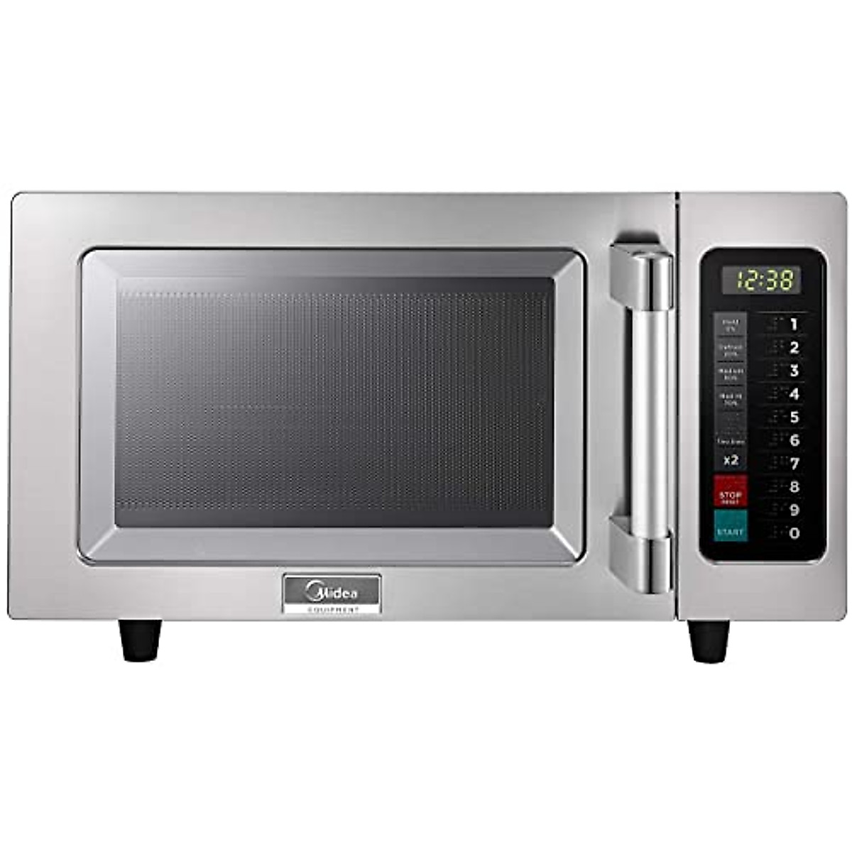 Midea Equipment 1025F1A Countertop Commercial Microwave Oven with Touch Control, 1000W, Stainless Steel.9 CuFt