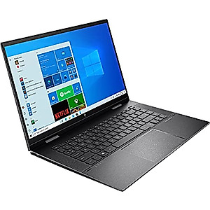 HP 2023 Envy X360 15.6" FHD 2-in-1 Touchscreen Laptop AMD 8-Core Ryzen 7 5825U Radeon Graphics 24GB RAM DDR4 1TB NVMe SSD HDMI2.1 2xUSB-C w/DP Backlit KB WiFi AX BT Windows 11 Pro w/RE 32GB USB